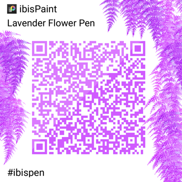 Lavender Flower Pen - ibisPaint
