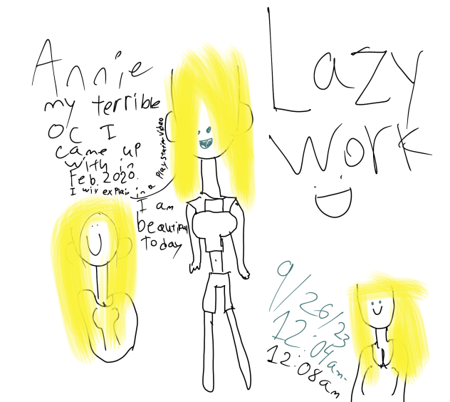 Lazy work - ibisPaint