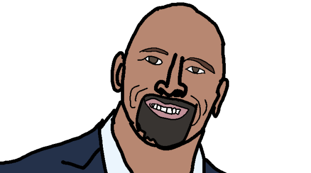 dwayne Johnson - ibisPaint