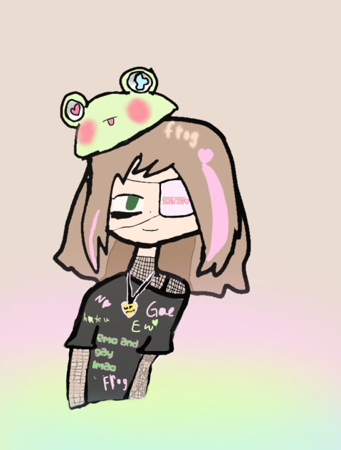 e-girl likes frogs - ibisPaint