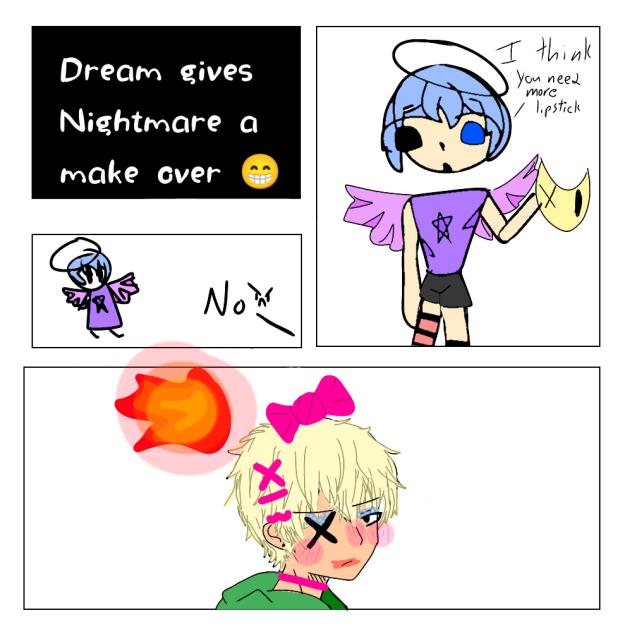 Dream gives Nightmare a makeover - ibisPaint