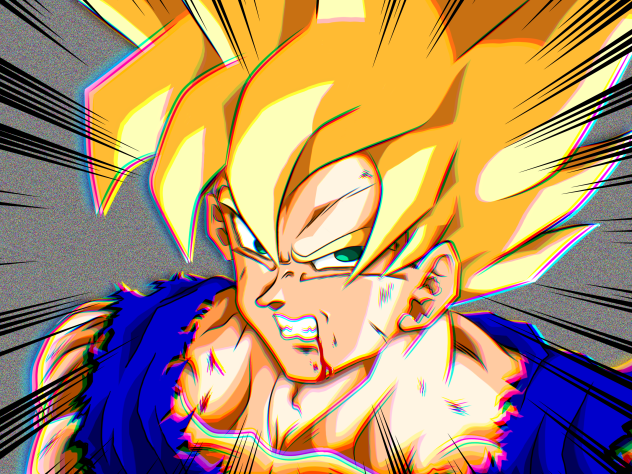 Goku ssj1 - ibisPaint