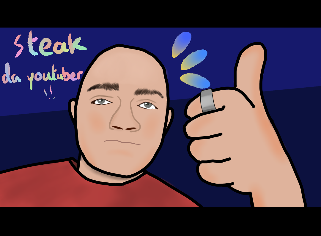 Steak da YouTuber(fanart) - ibisPaint