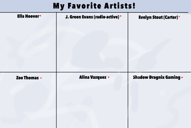 Favorite Artists! - ibisPaint
