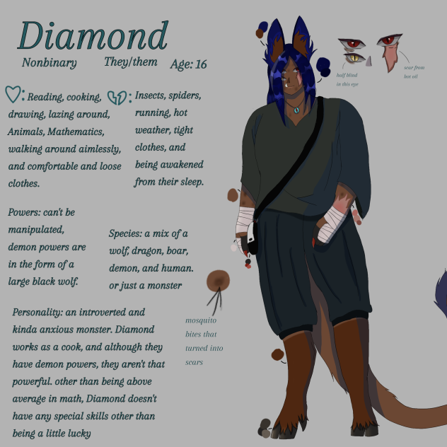 New reference sheet for my persona - ibisPaint