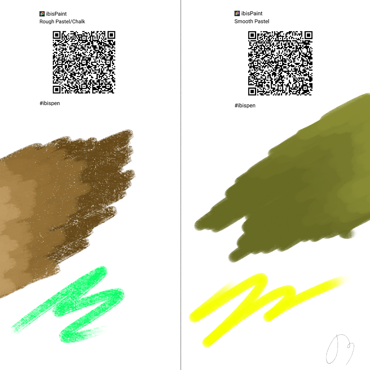 Smooth and Rough Pastel or Chalk - ibisPaint