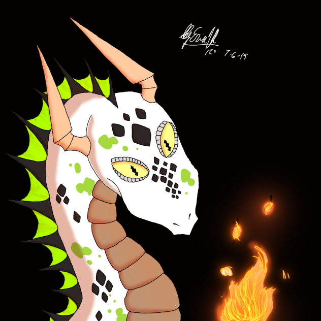 Dragon fire - ibisPaint