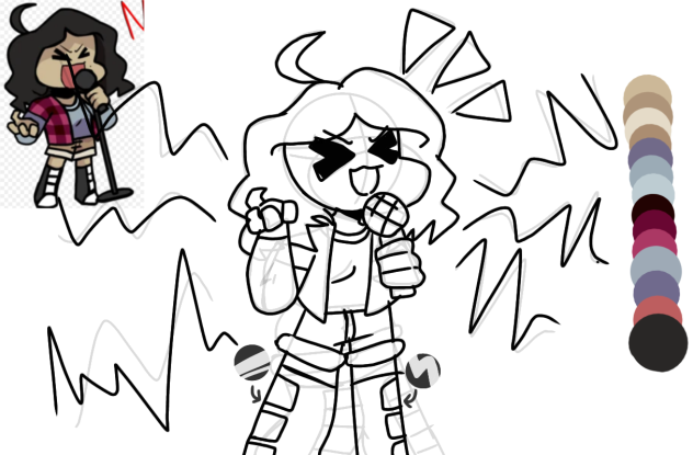 Sunday Lineart - ibisPaint