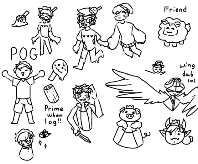 Some dsmp doodles pt. 1 - ibisPaint