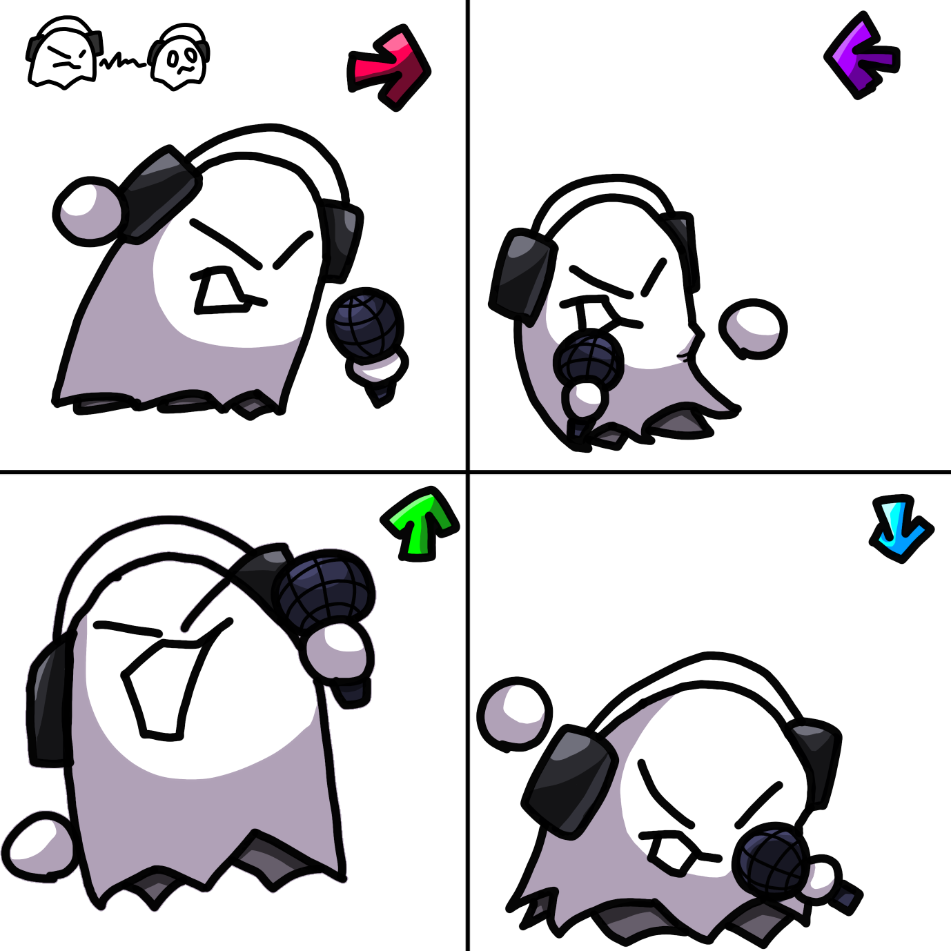 FNF vs Tower heroes specter👻 - ibisPaint