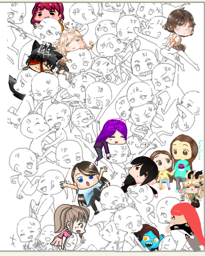 A VERY BIG COLLAB - COMBINED - ibisPaint