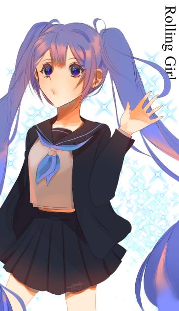 ROLLING GIRL MIKU!!! 💥💥💥 - ibisPaint