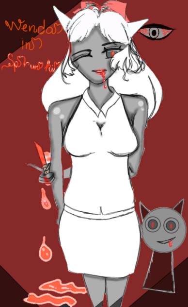 Vẽ Wenda trong sprunki horror - ibisPaint