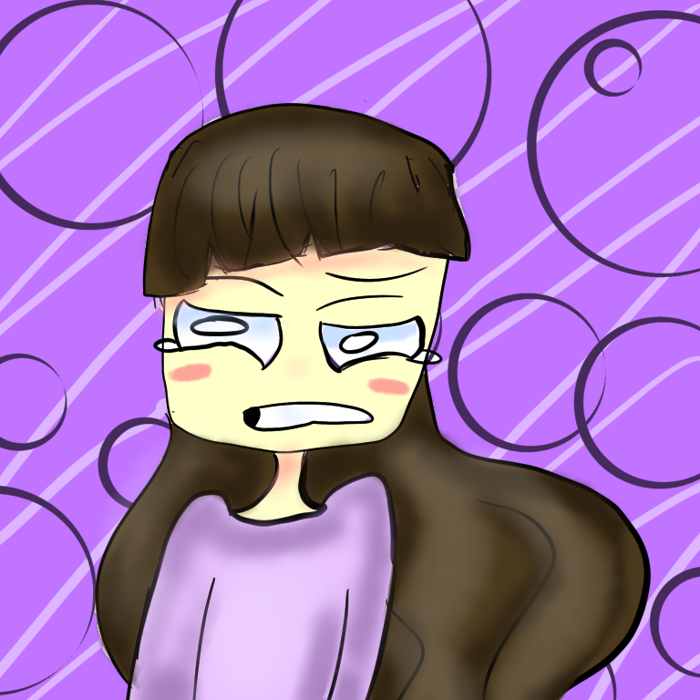 Scared and disgusted girl - ibisPaint