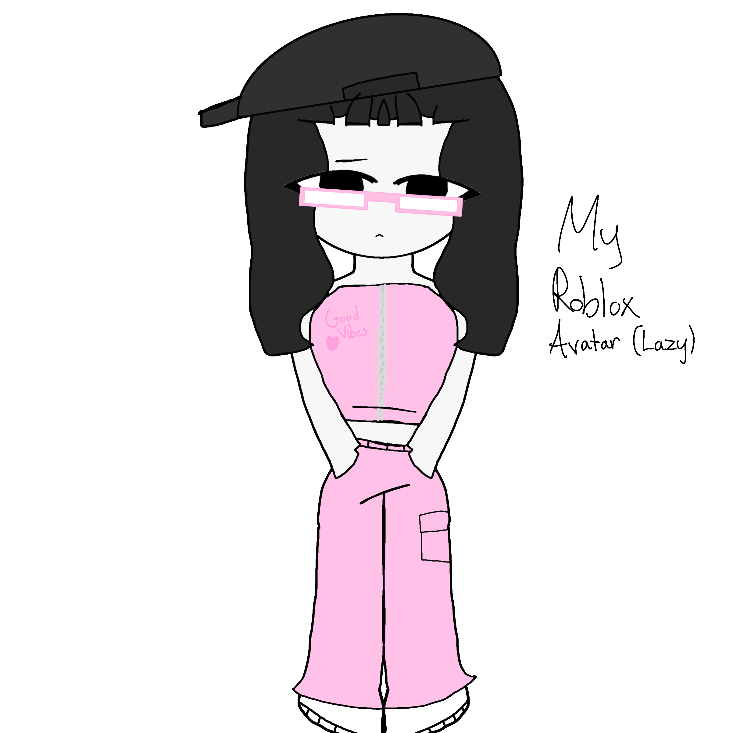 My Roblox avatar (Lazy) - ibisPaint