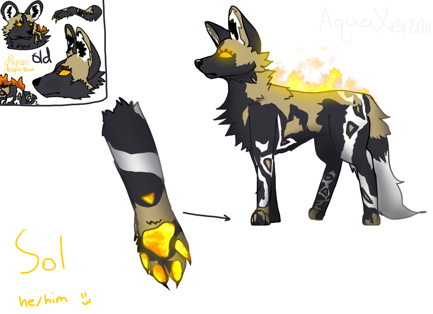 Sol - wild dog oc remake - ibisPaint