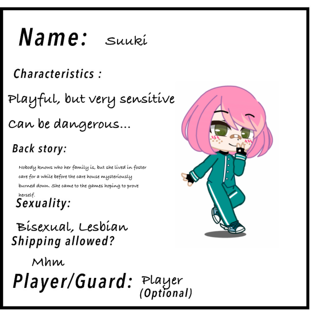 Squid game comic character entry - ibisPaint