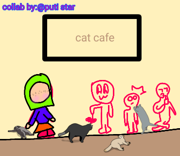 cat cafe collab - ibisPaint