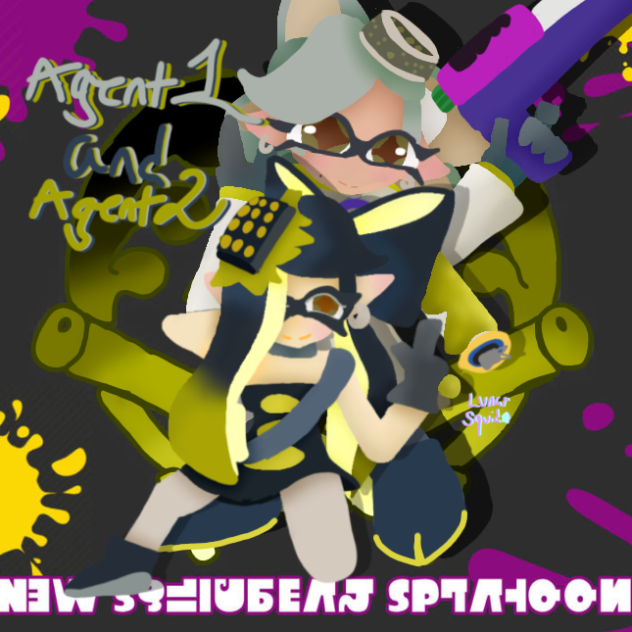 Agent 1 and Agent 2 - ibisPaint