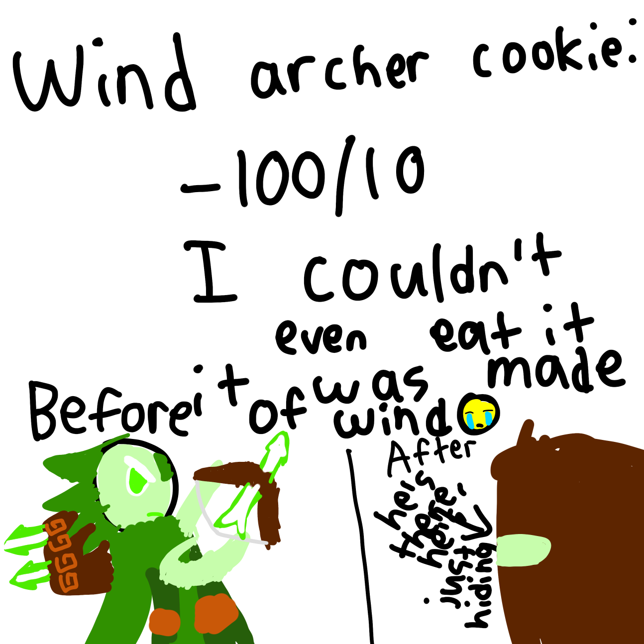 eating wind archer cookie - ibisPaint