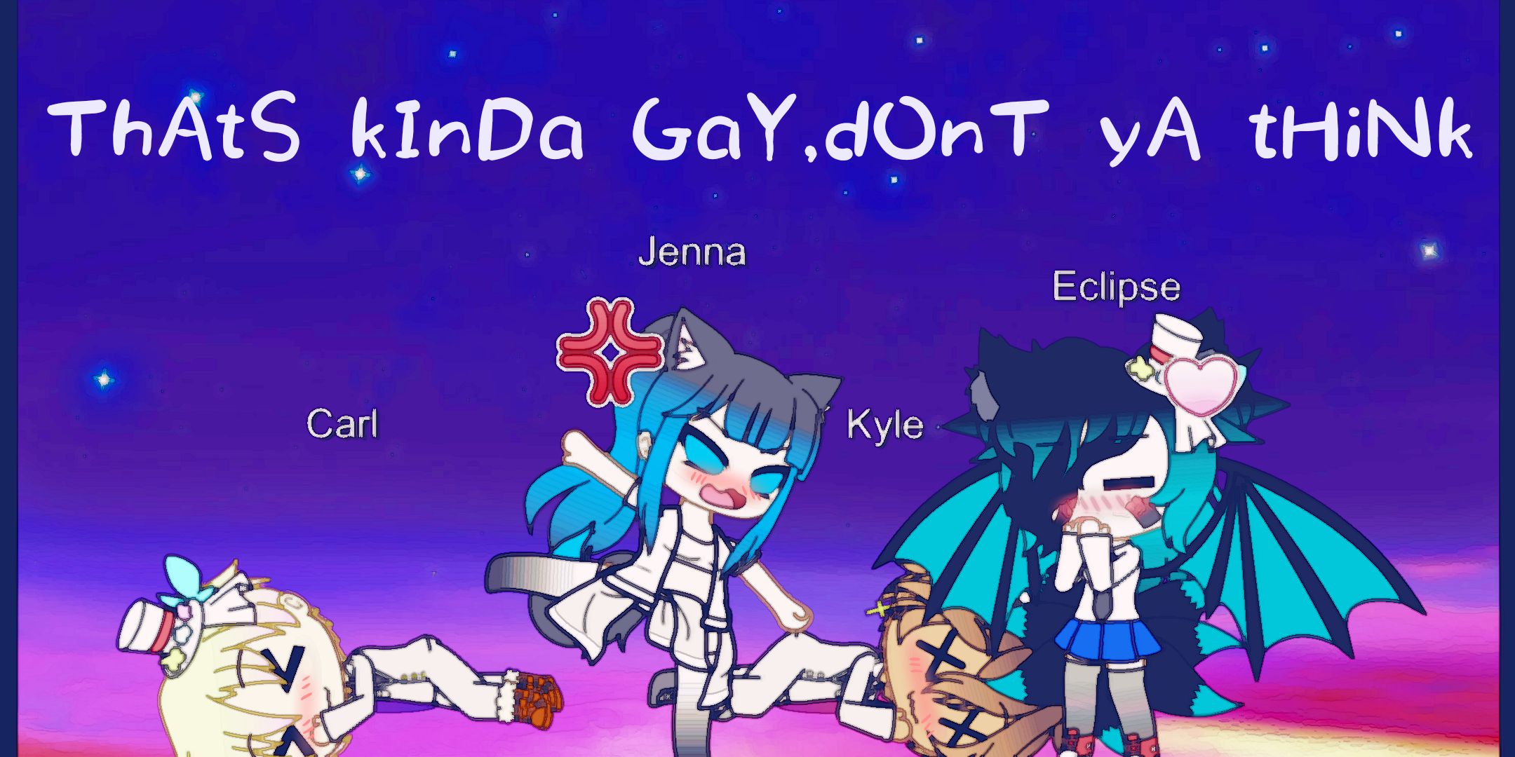 Thumbnail for a Gacha series on my yt - ibisPaint