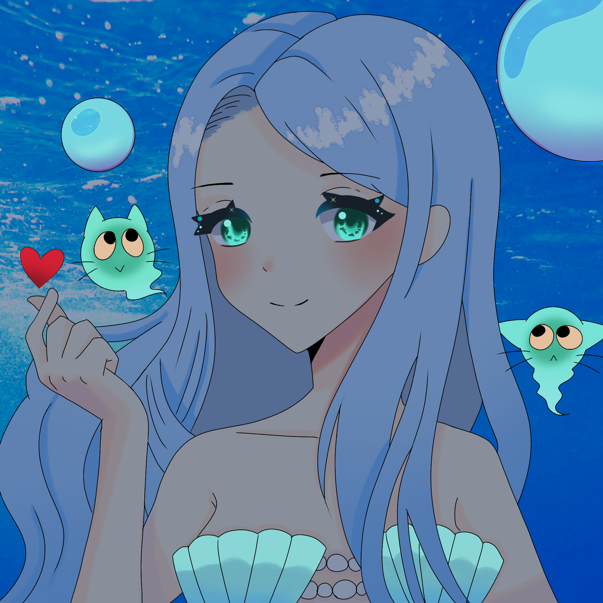 mermaid 👑 - ibisPaint