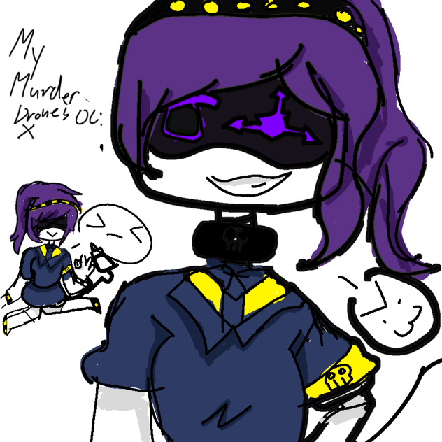 My Murder Drones OC- X - ibisPaint