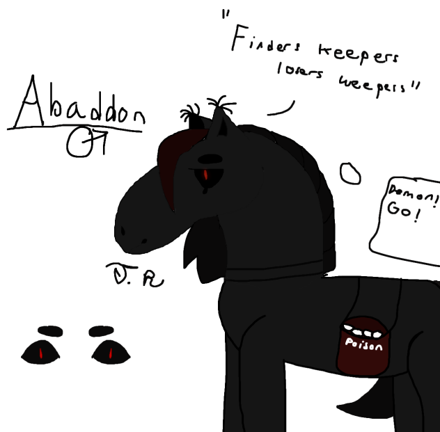 Abaddon - Horse Design 1 - ibisPaint