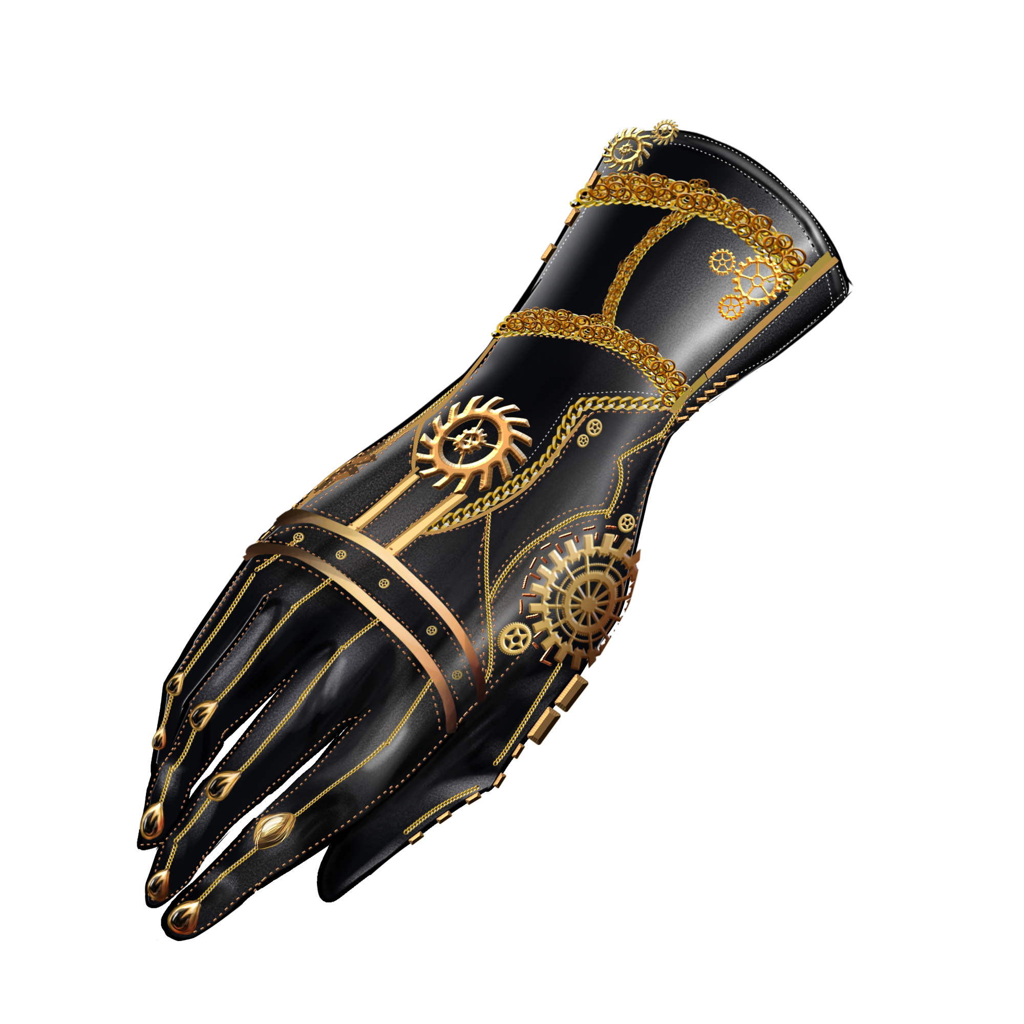 steampunk glove - ibisPaint