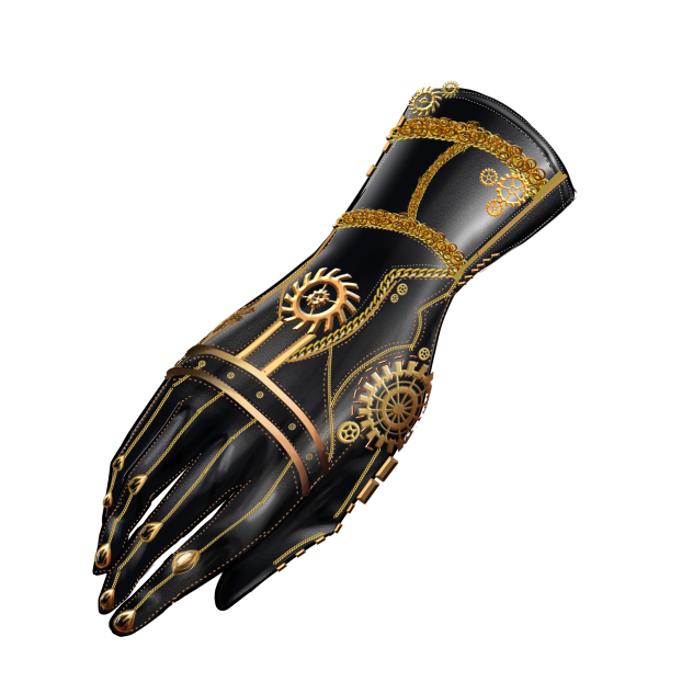 steampunk glove - ibisPaint