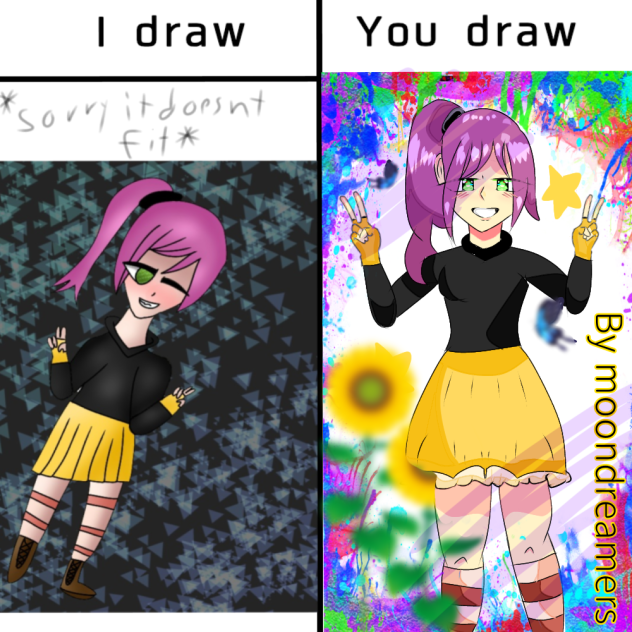 i draw you draw collabing - ibisPaint