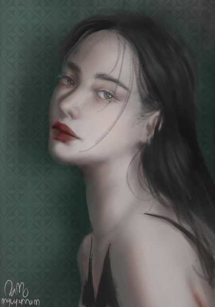 chân dung - ibisPaint