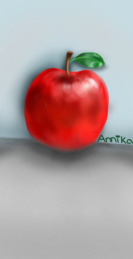 realistic apple - ibisPaint