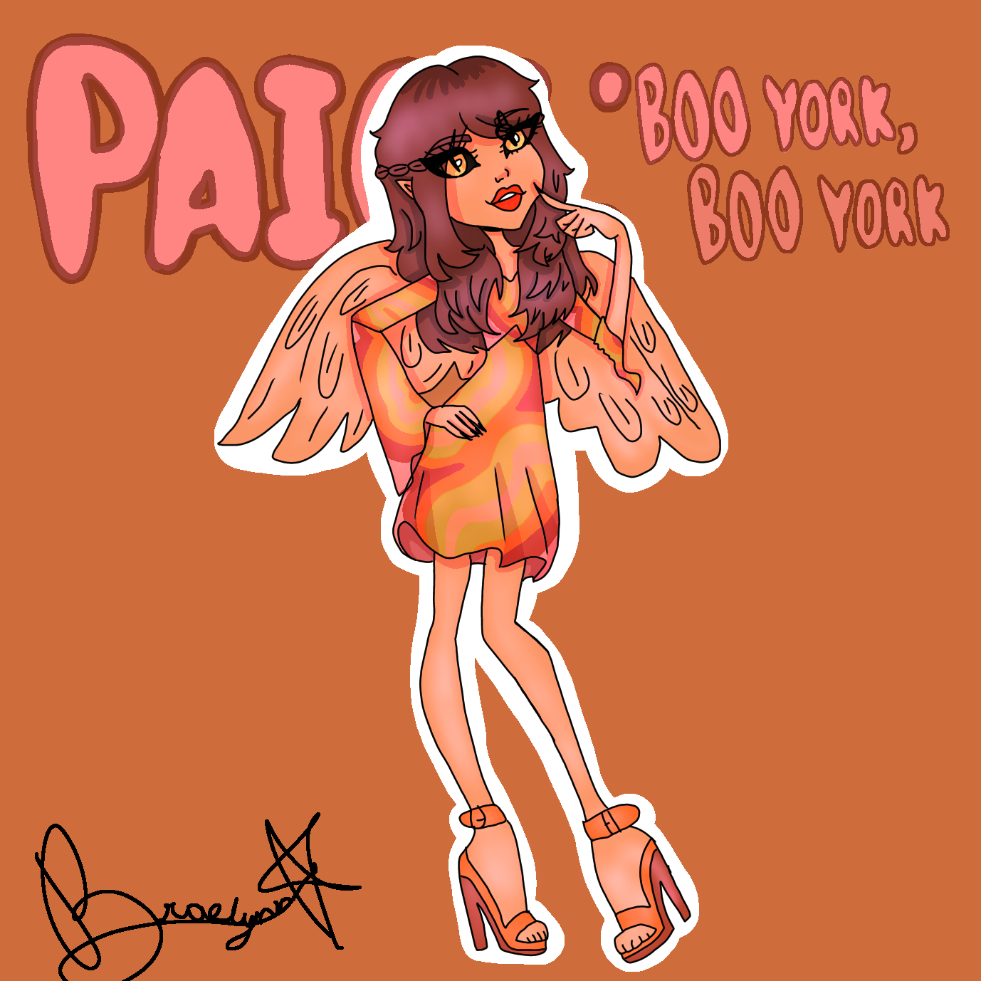 paige-boo york, boo york - ibisPaint