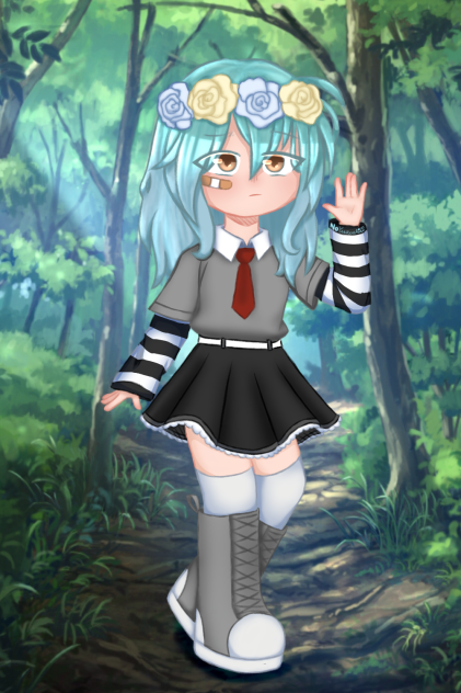 Forest girl (Commission) - ibisPaint