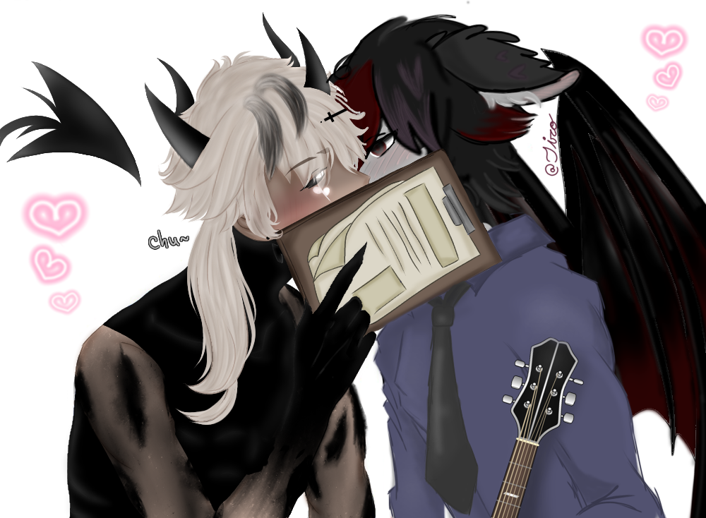 Kiss collab - ibisPaint