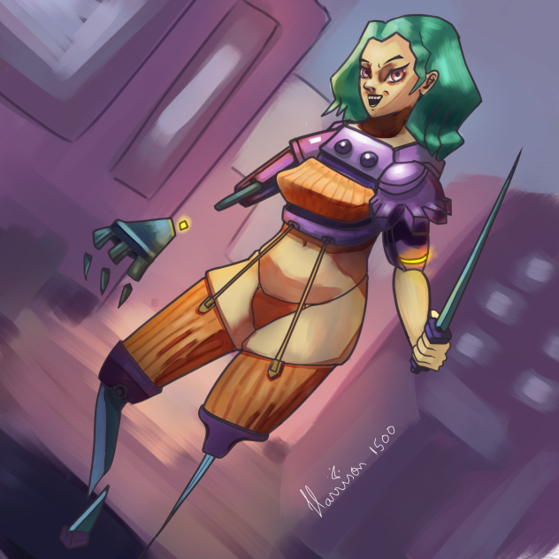 Cyberpunk punk - ibisPaint