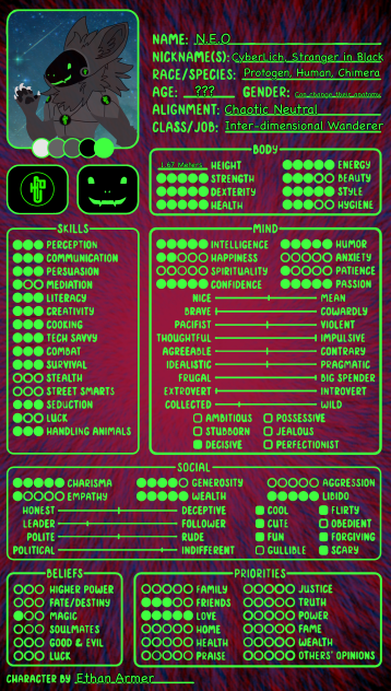 Neo character sheet - ibisPaint