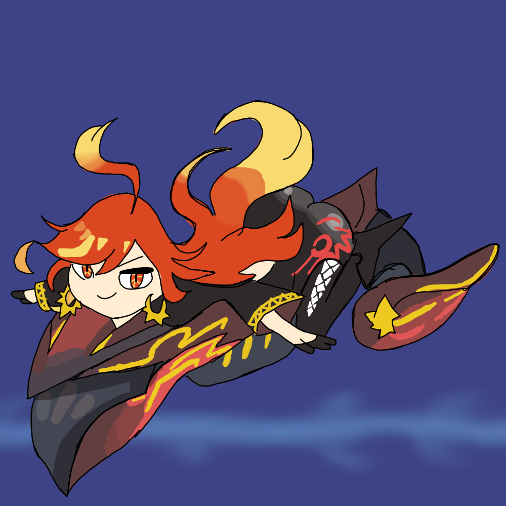 Silly wisher mavuika(traced) - ibisPaint