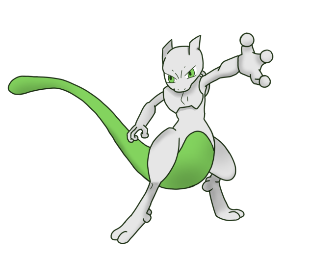 Shiny Mewtwo - ibisPaint