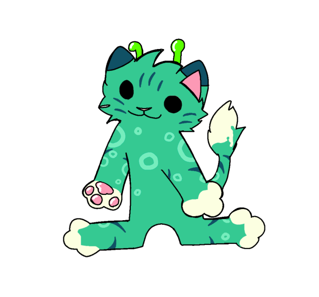 Alien cat - ibisPaint