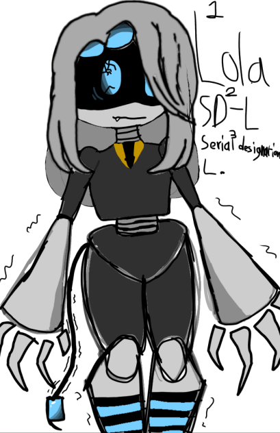 My murder drones oc. - ibisPaint