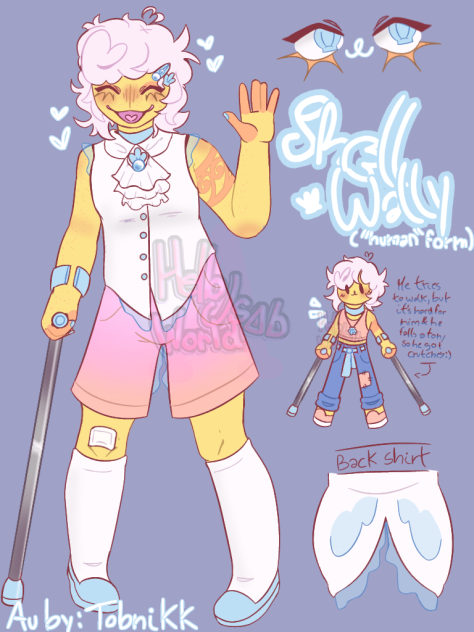 Shell Wally - clothes design - ibisPaint