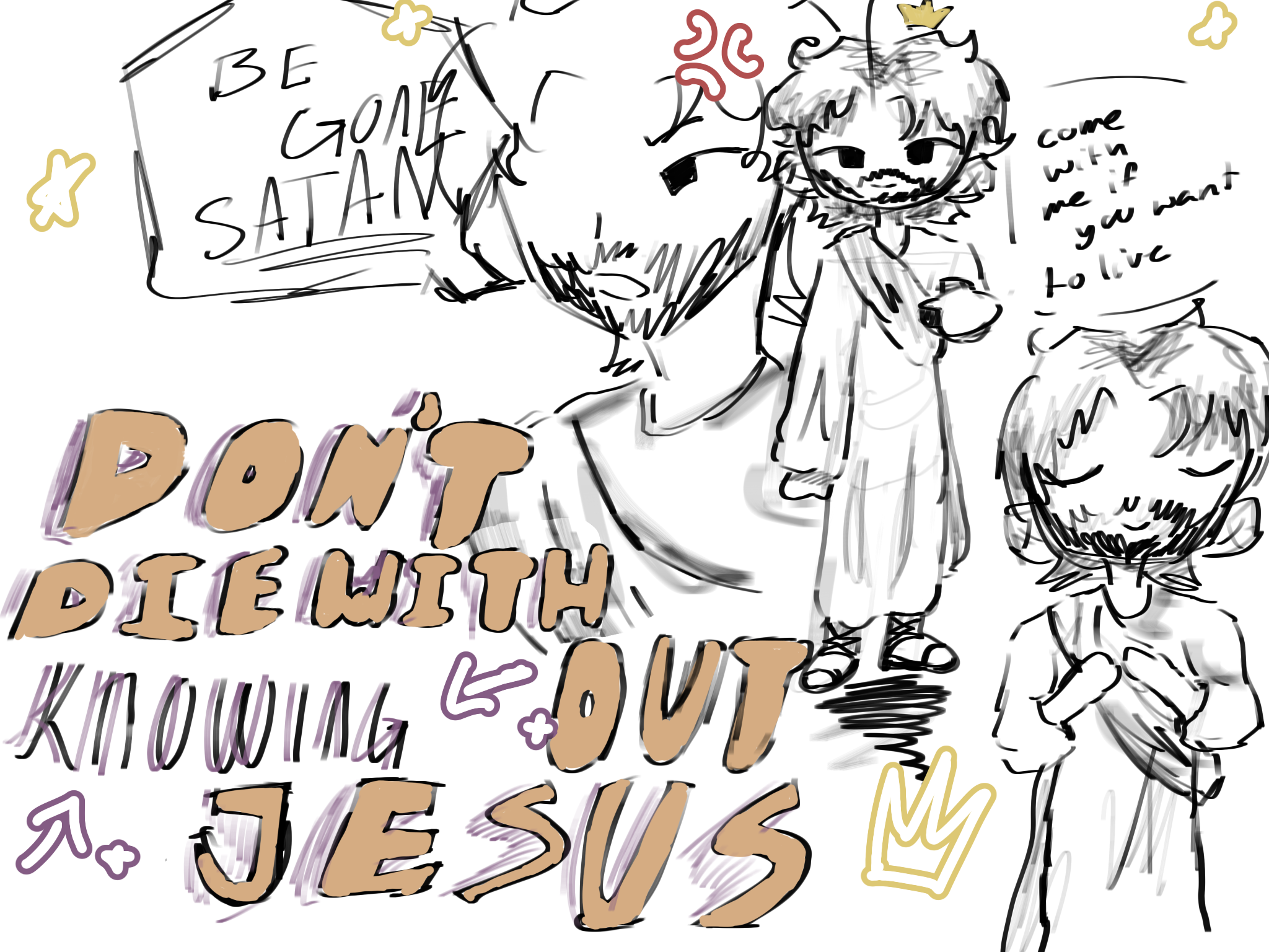 “Don’t die without knowing JESUS” - ibisPaint