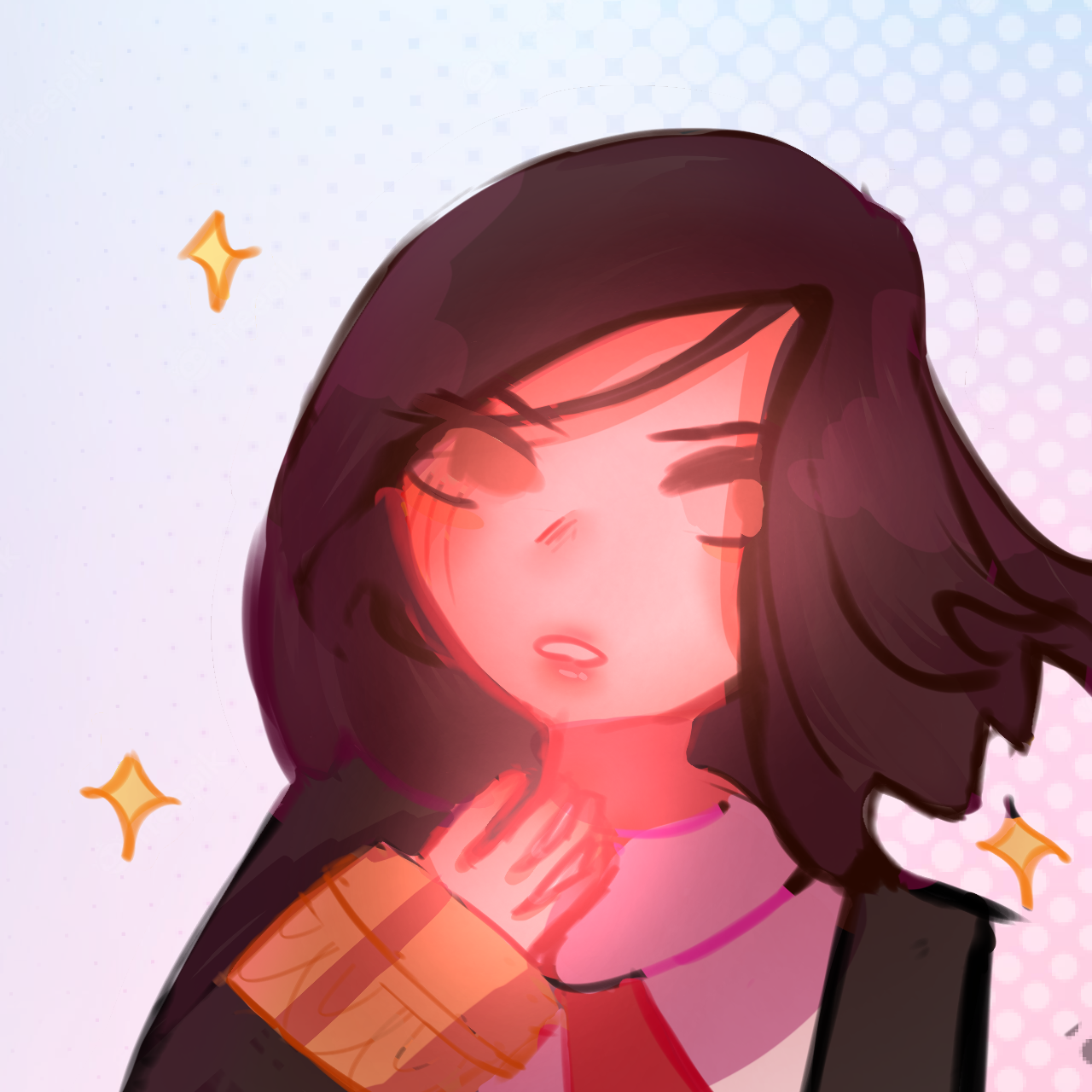 Becky pov when she lets down her hair - ibisPaint