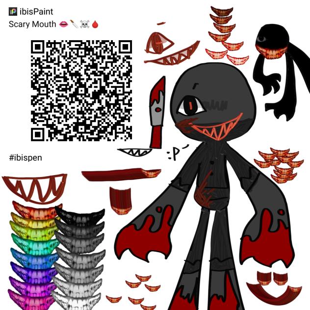 Scary mouth - ibisPaint