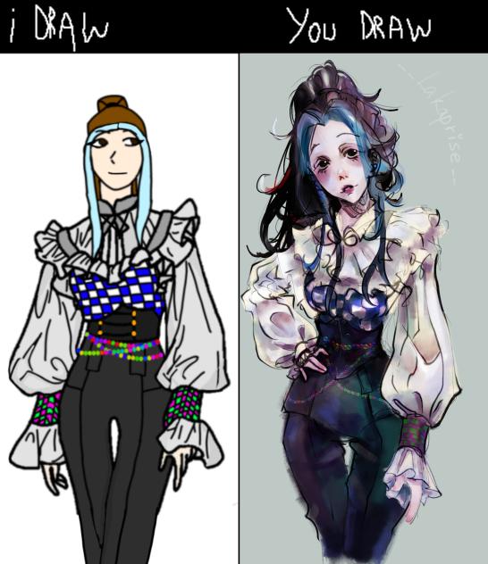 I draw you draw Liv - ibisPaint