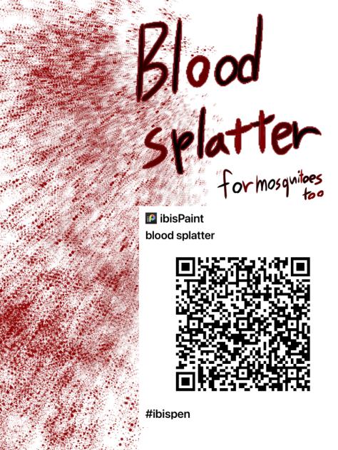 blood splatter - ibisPaint