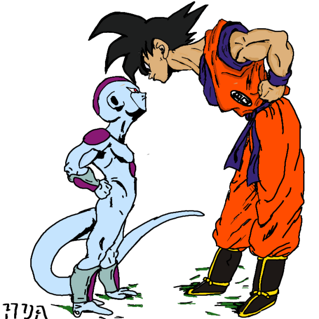 Goku VS. Freeza - ibisPaint