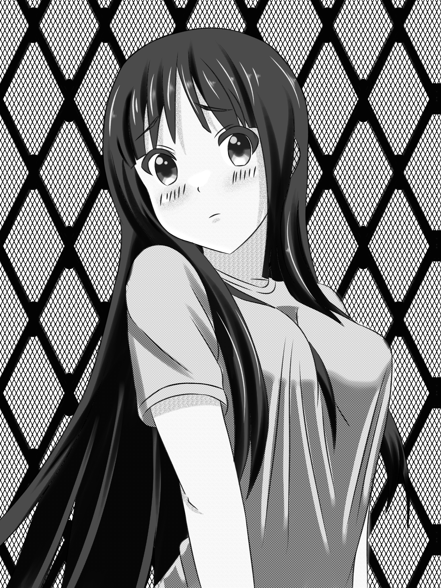k-on mio-chan reticula - ibisPaint